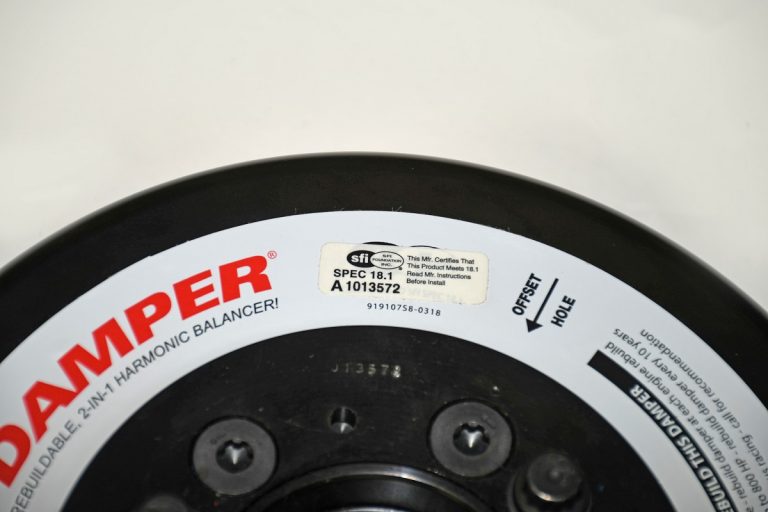 Dampening Engine Vibration with Harmonic Dampers