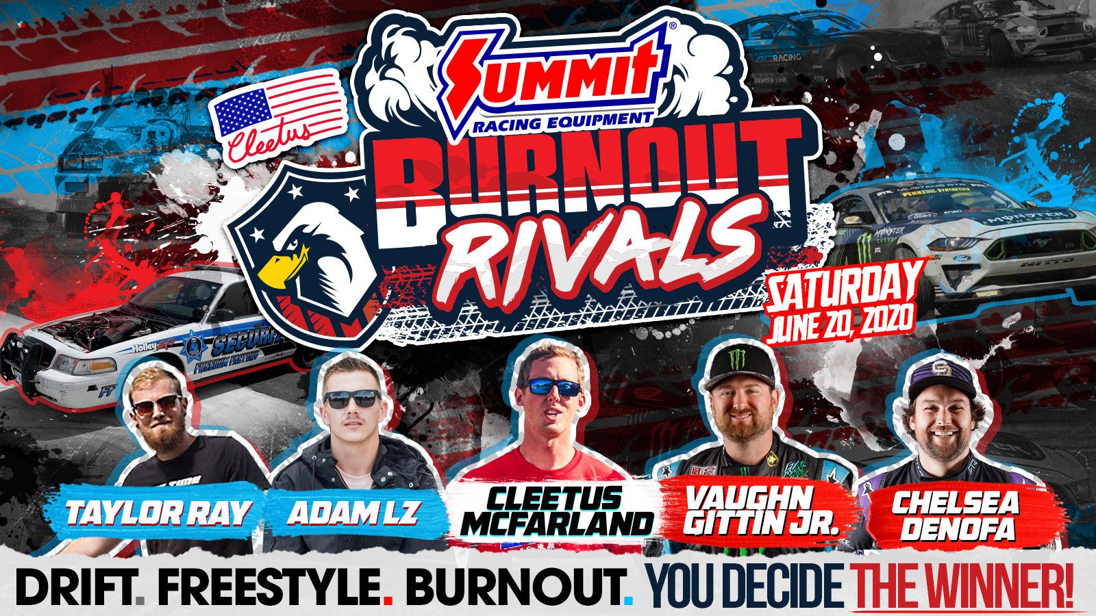 Starved for More Live On-Track Competition? Cleetus McFarland & Summit ...