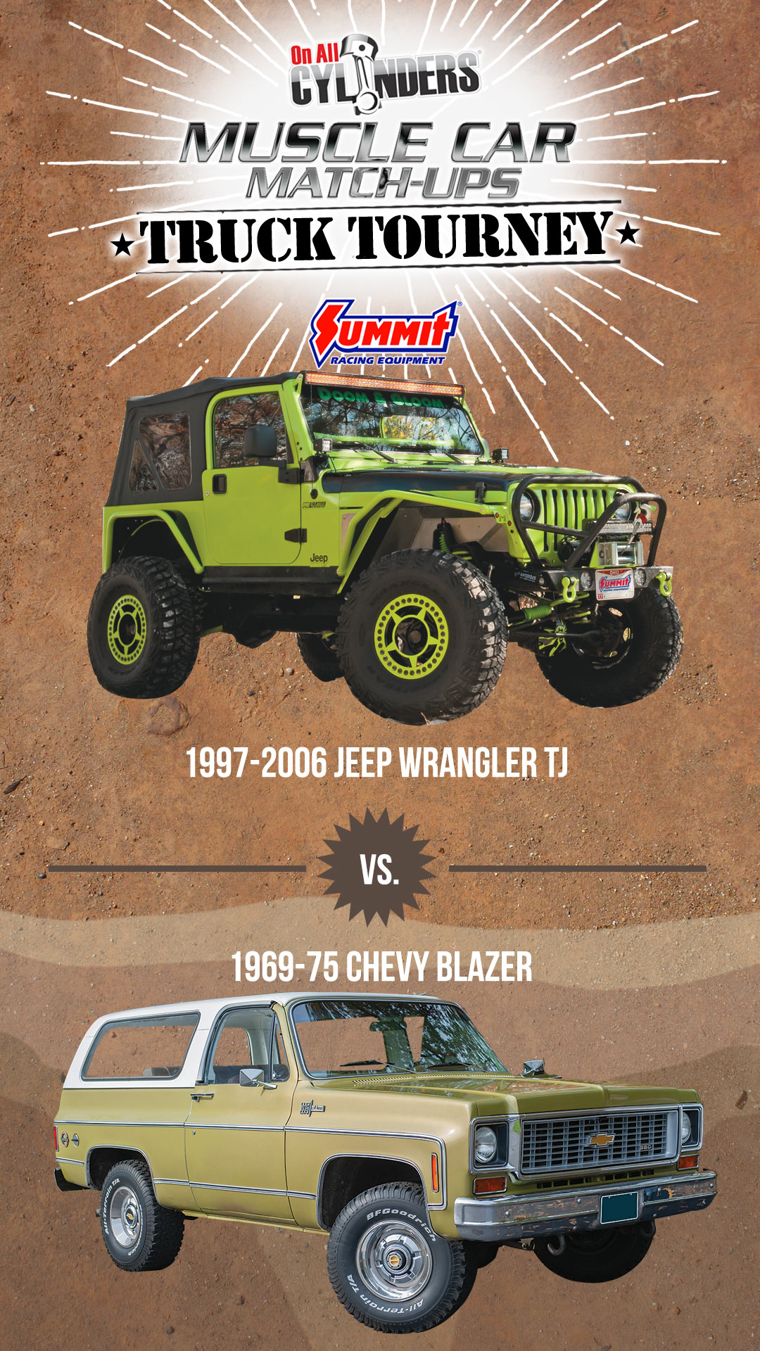 Vote Now in the 2021 Muscle Car Match-Ups: Truck Tournament