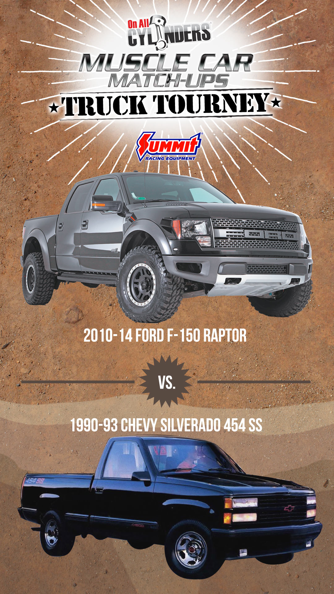 Vote Now in the 2021 Muscle Car Match-Ups: Truck Tournament