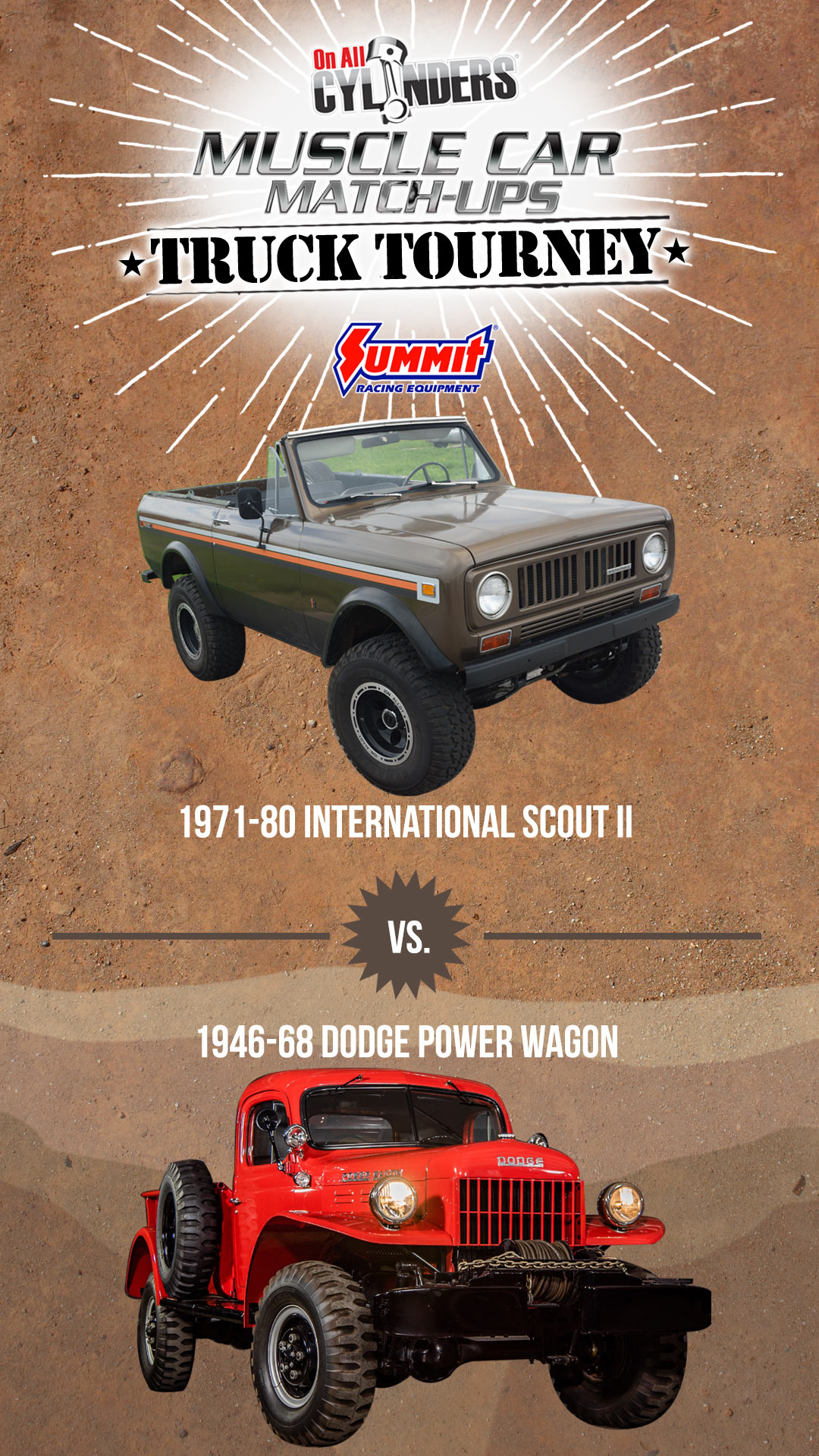 Vote Now in the 2021 Muscle Car Match-Ups: Truck Tournament