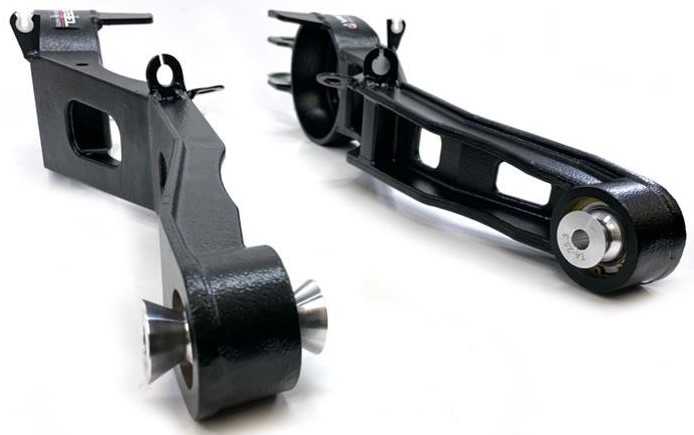 Parts Bin: Van Steel Corvette Offset Trailing Arms Let You Run Wider ...