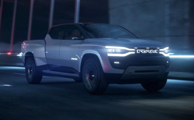 Ram Shows Off All-Electric 1500 Revolution Concept Truck—with 3rd-Row Jump Seats!
