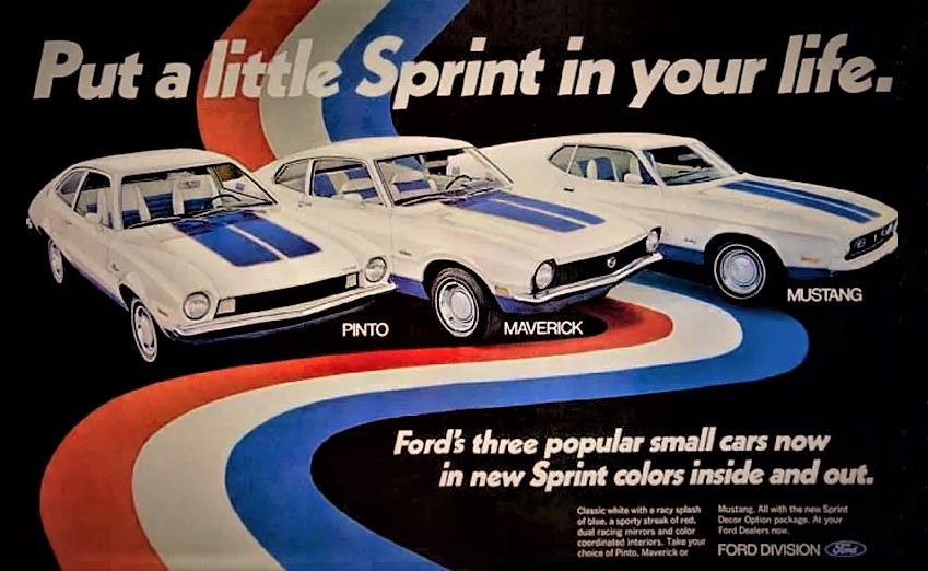Ford's 1972 Sprint Décor Option was a Patriotic Package for the Mustang ...