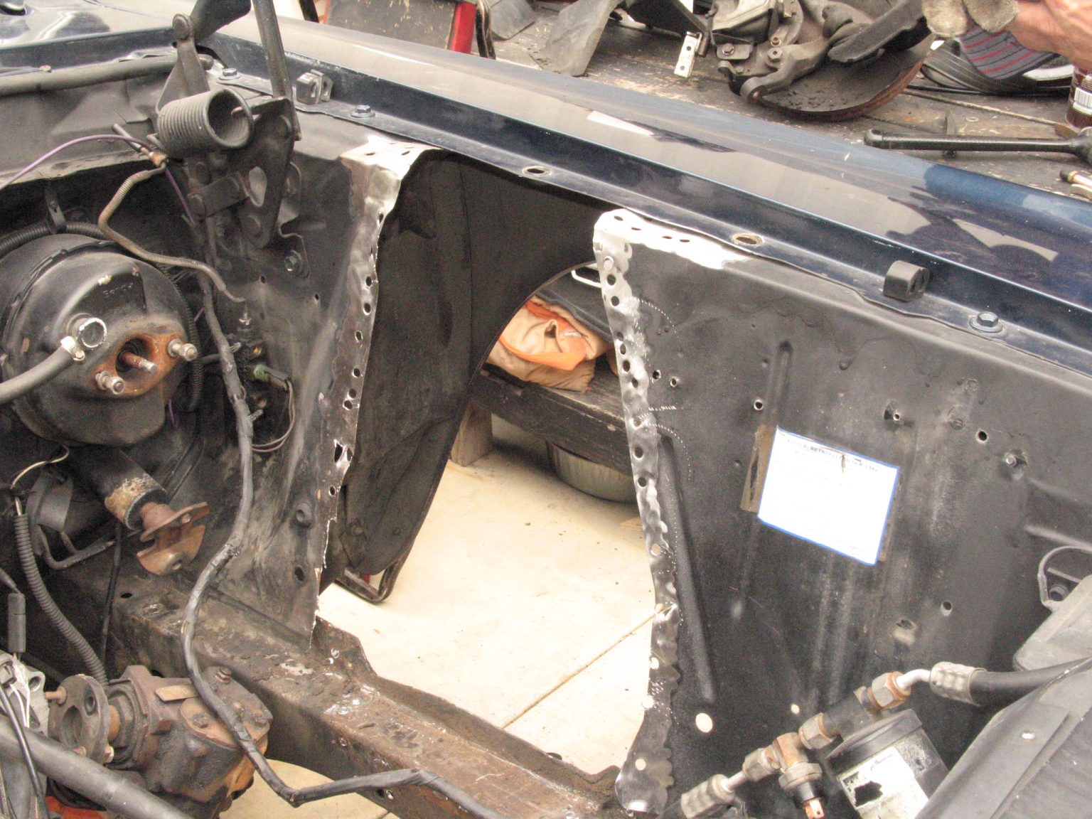 How to Replace Cracked Shock Towers in a Vintage Ford Mustang