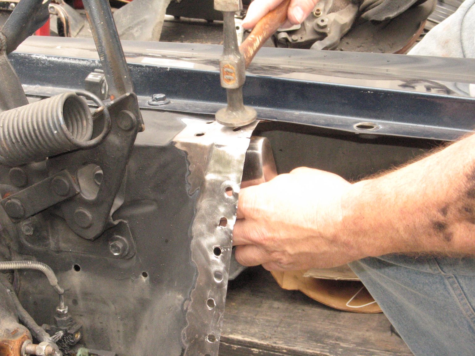 How to Replace Cracked Shock Towers in a Vintage Ford Mustang