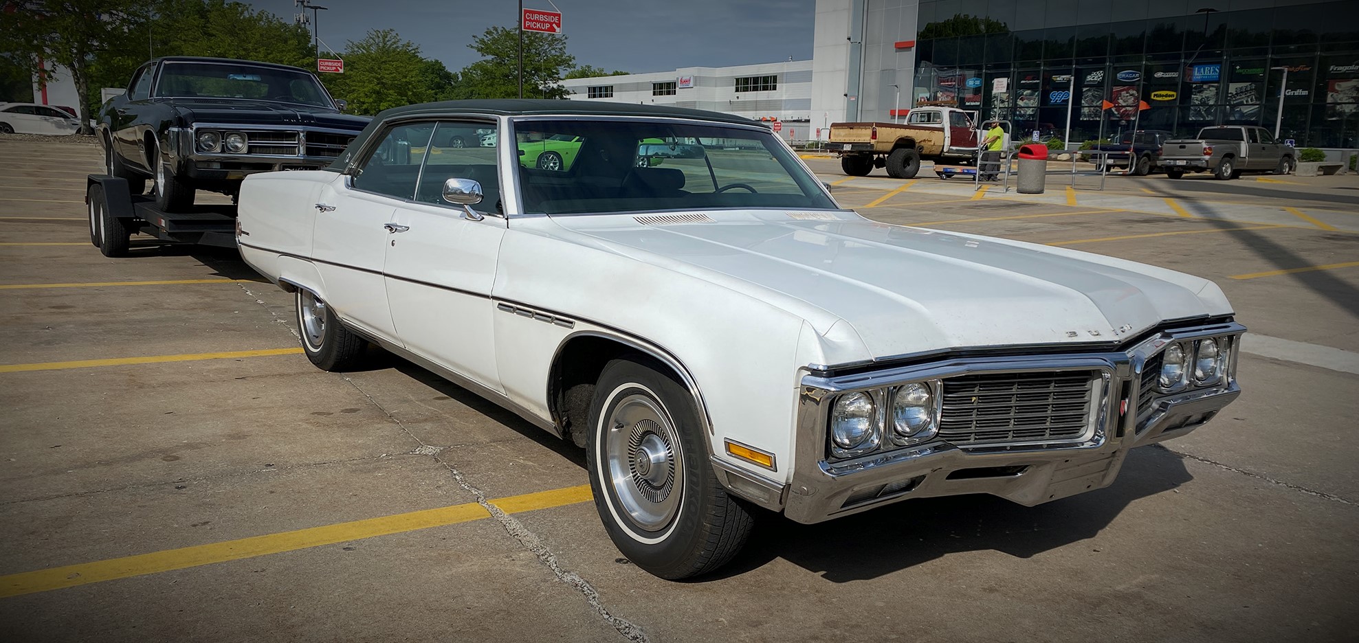 Lot Shots: An Awesome 1970 Buick Electra Sedan Towing an Even More ...