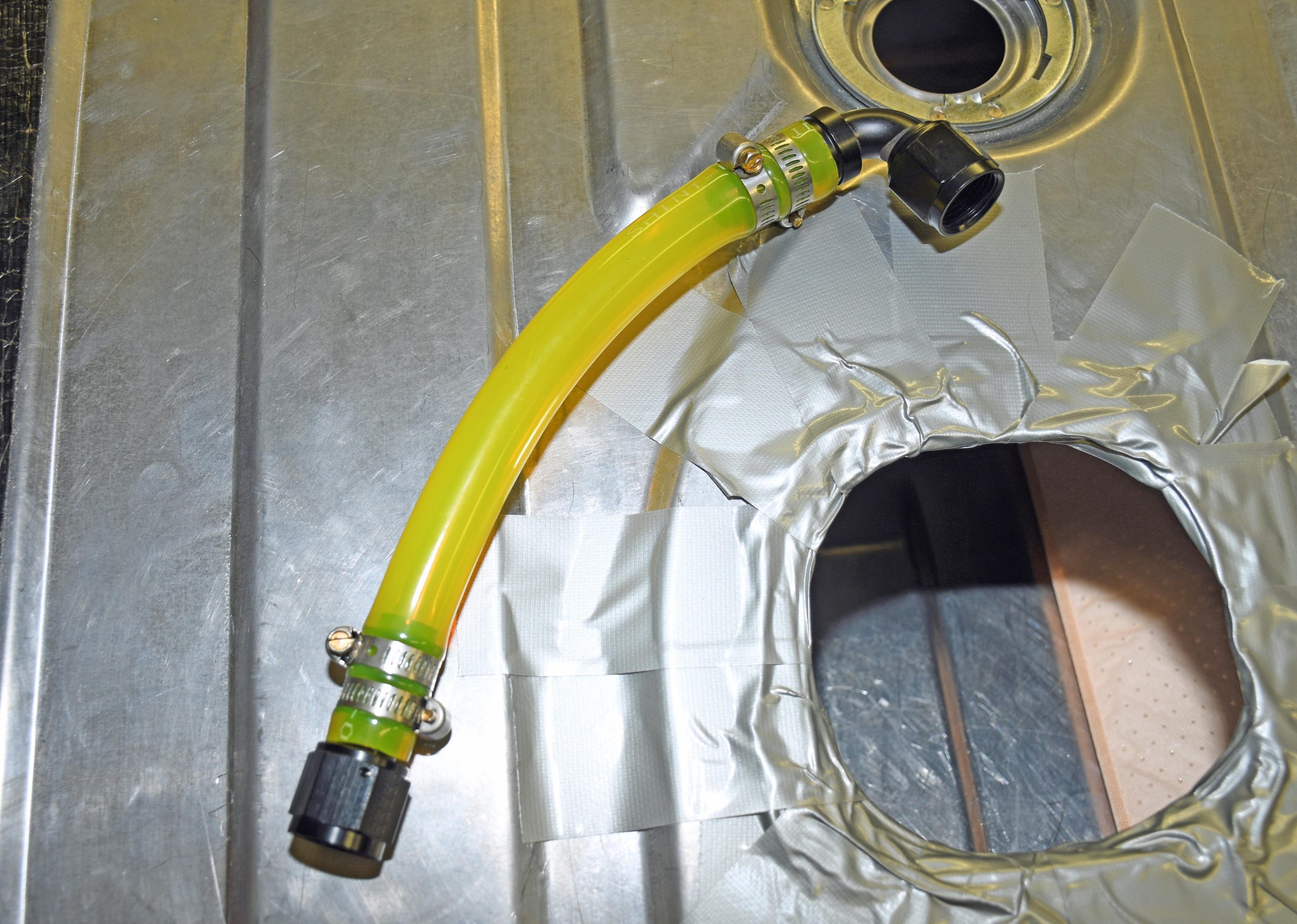 Hidden Asset Part 2: Installing a Holley HydraMat in a 1969 Nova’s Gas Tank