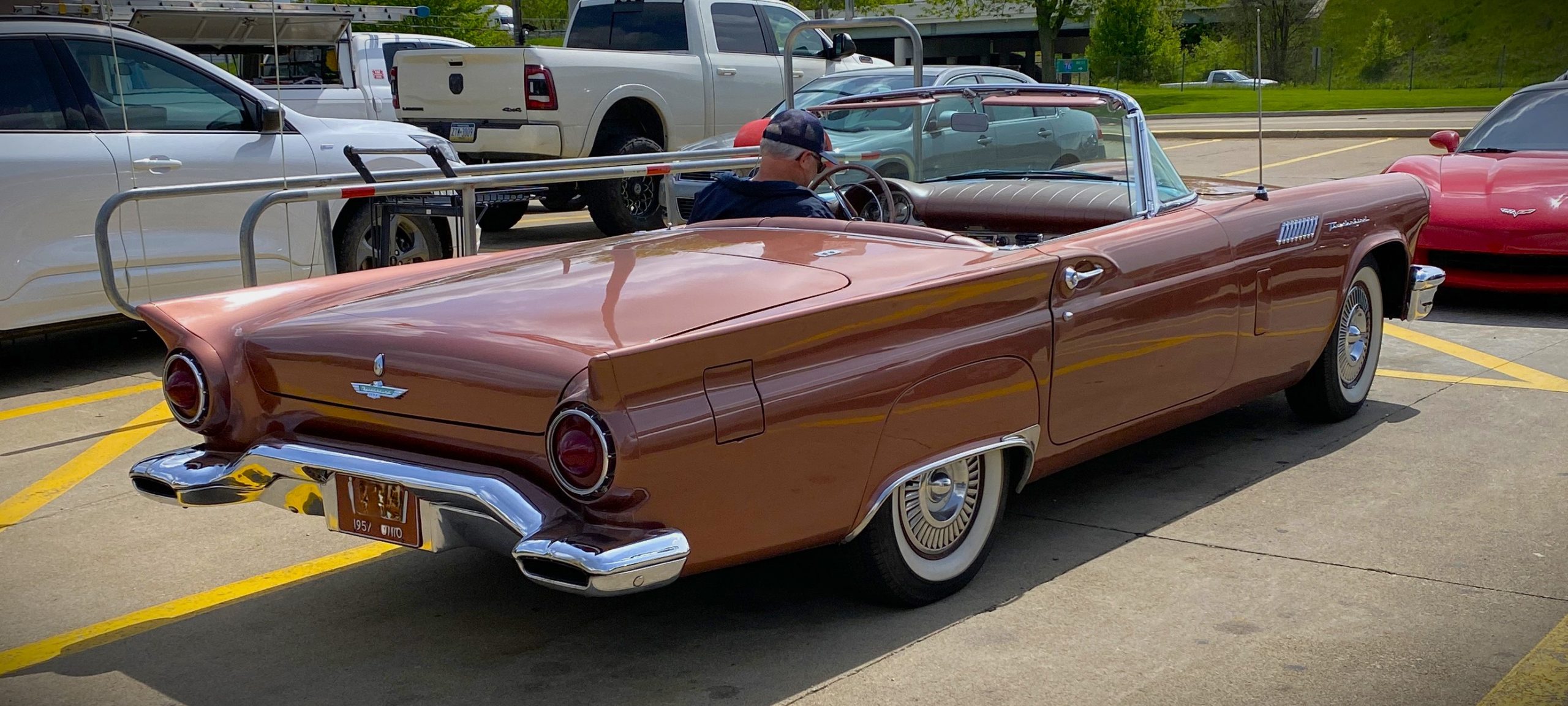 Lot Shots: Like Corvettes? Thank the First-Gen. Ford Thunderbird